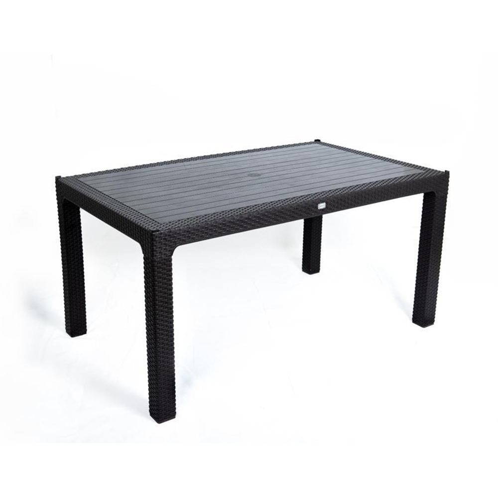 Sto Rattan Antracit 90×150 – Svet Stolica